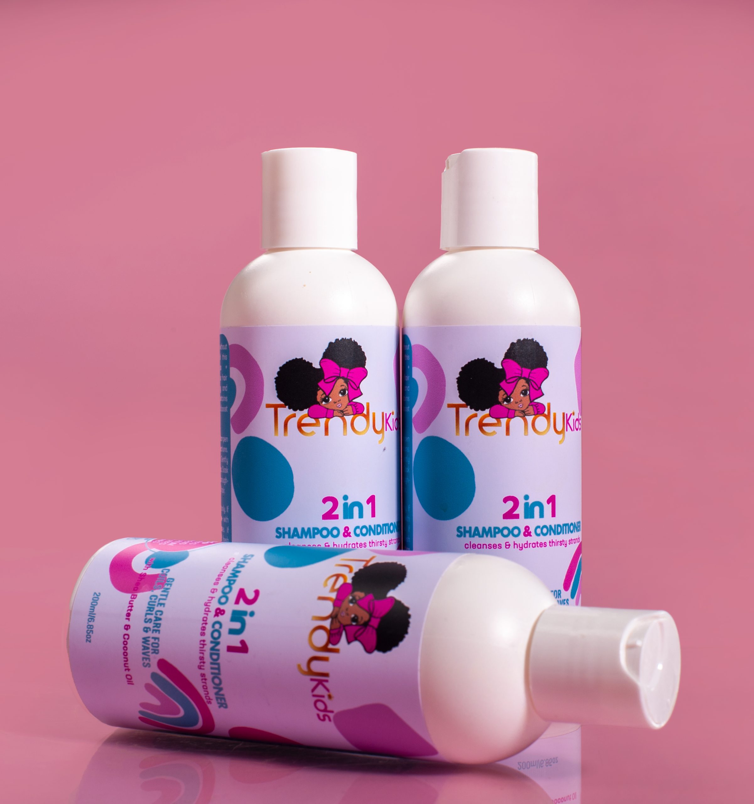2 in 1 Shampoo + Conditioner (Pack of 6) | Trendy Kids Studio